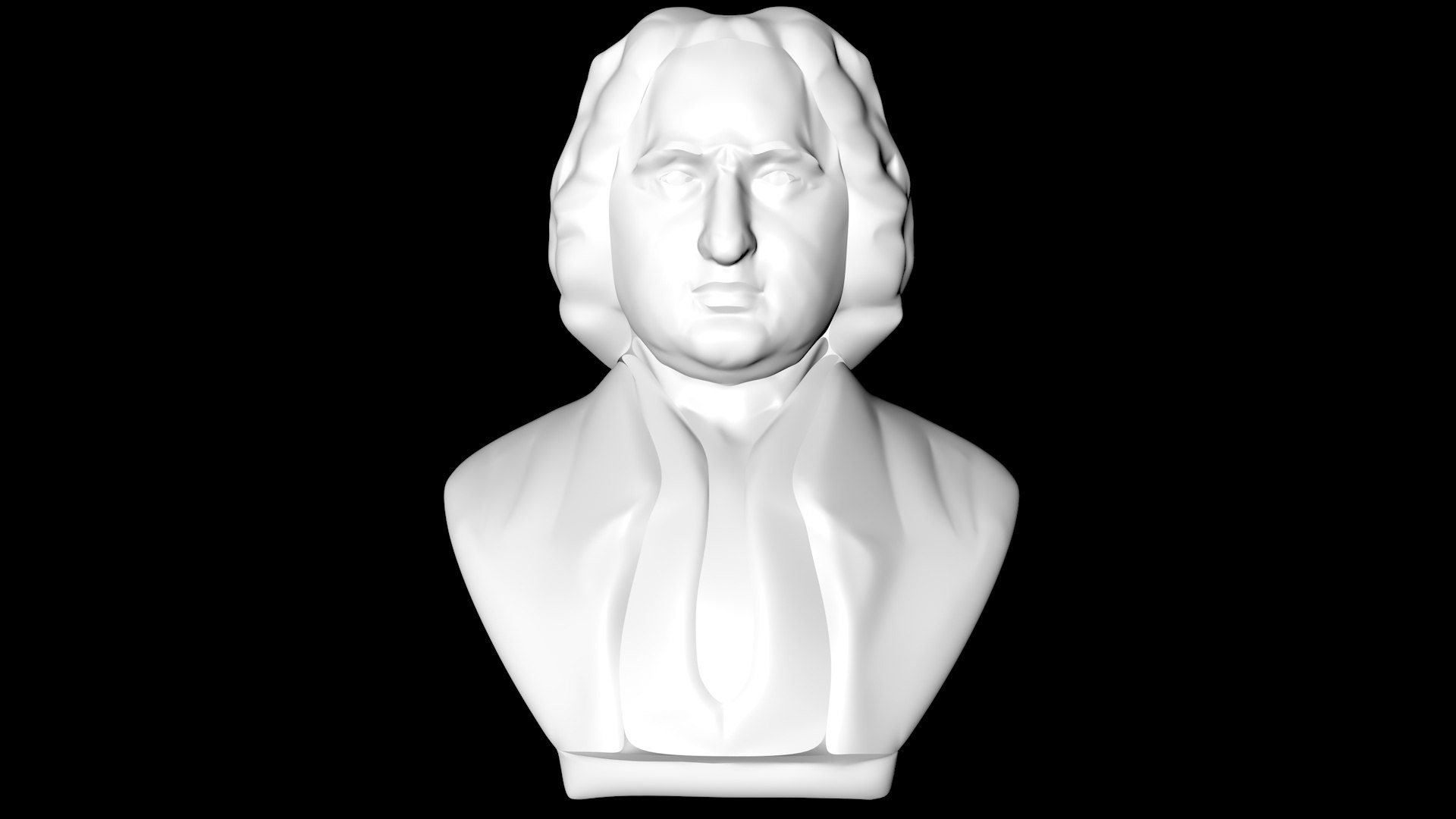 Bust Plaster 3D Model - TurboSquid 1690089