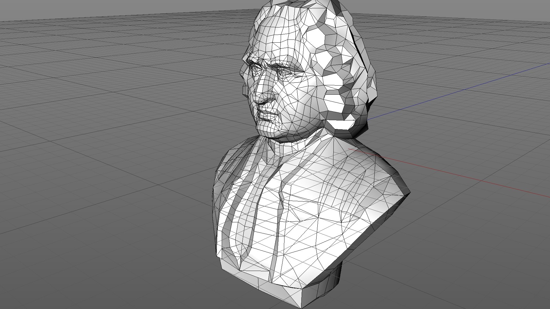 Bust Plaster 3D Model - TurboSquid 1690089