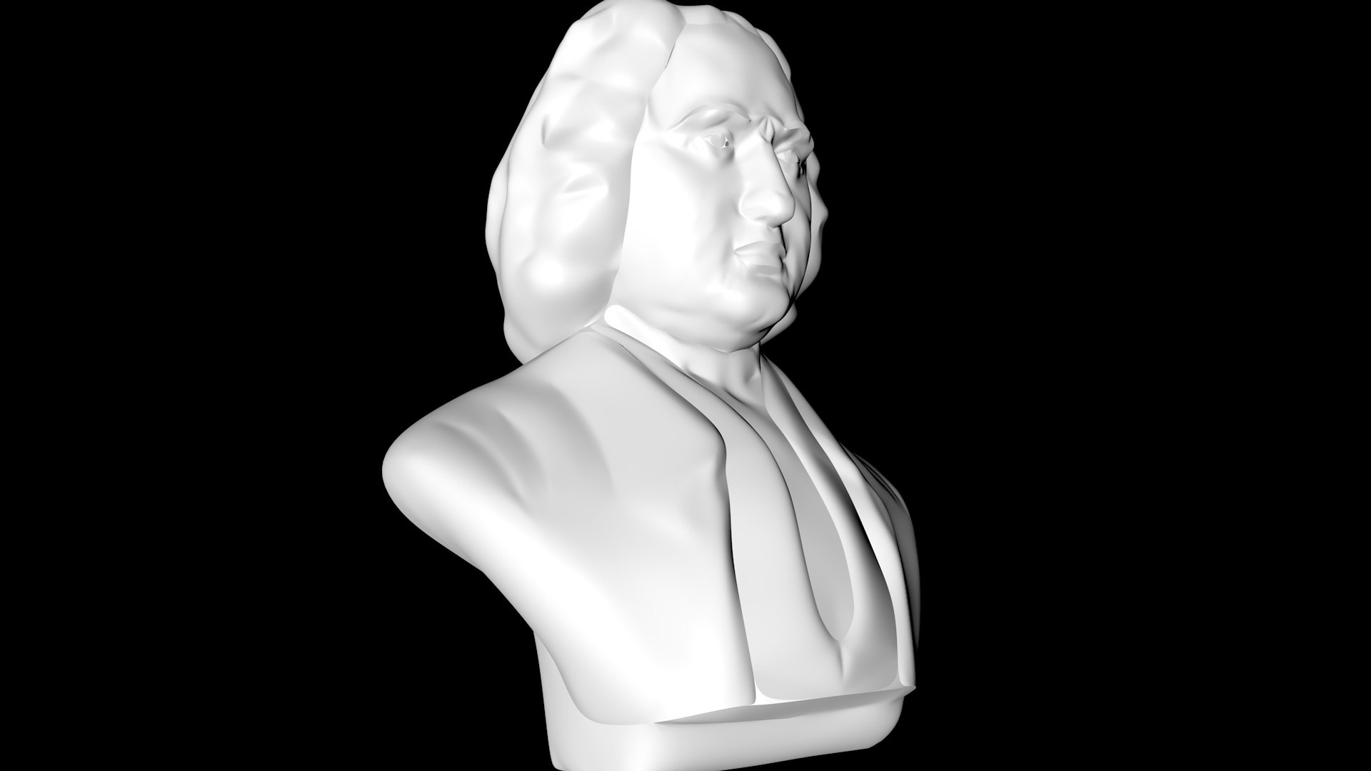 Bust Plaster 3D Model - TurboSquid 1690089