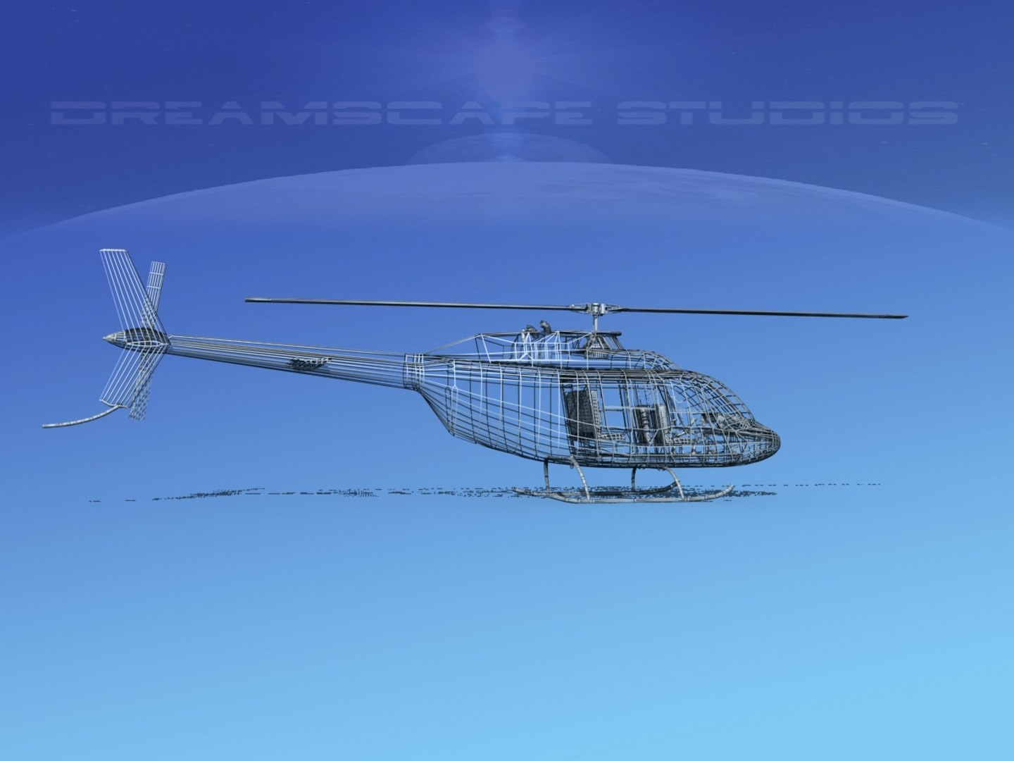 3D Rotor Bell 206 Model - TurboSquid 1218940