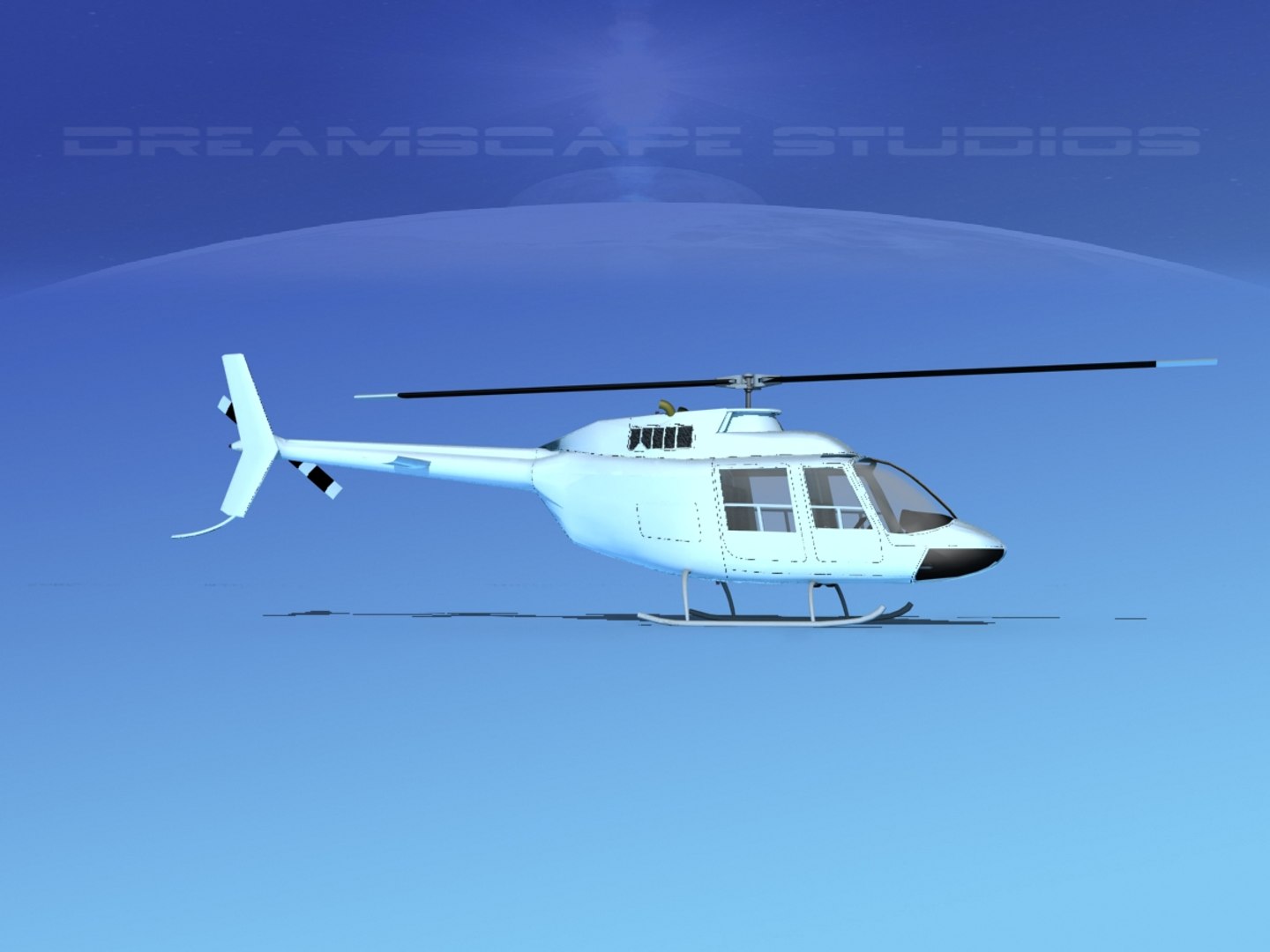3D Rotor Bell 206 Model - TurboSquid 1218940
