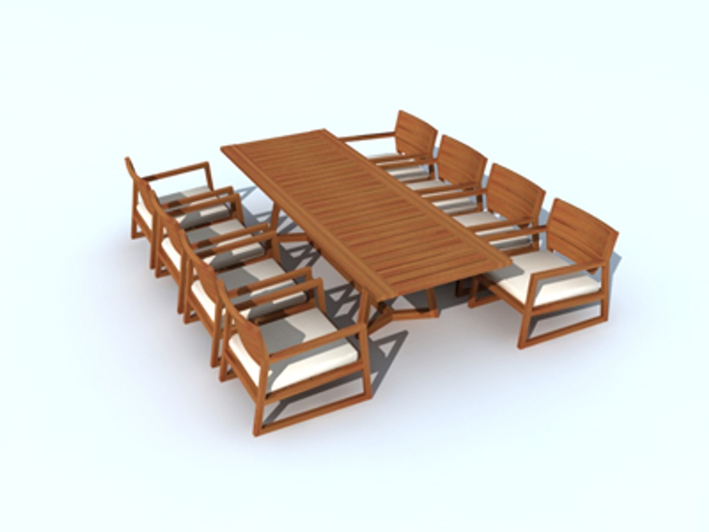 3d Model Gloster Axis Chair Table