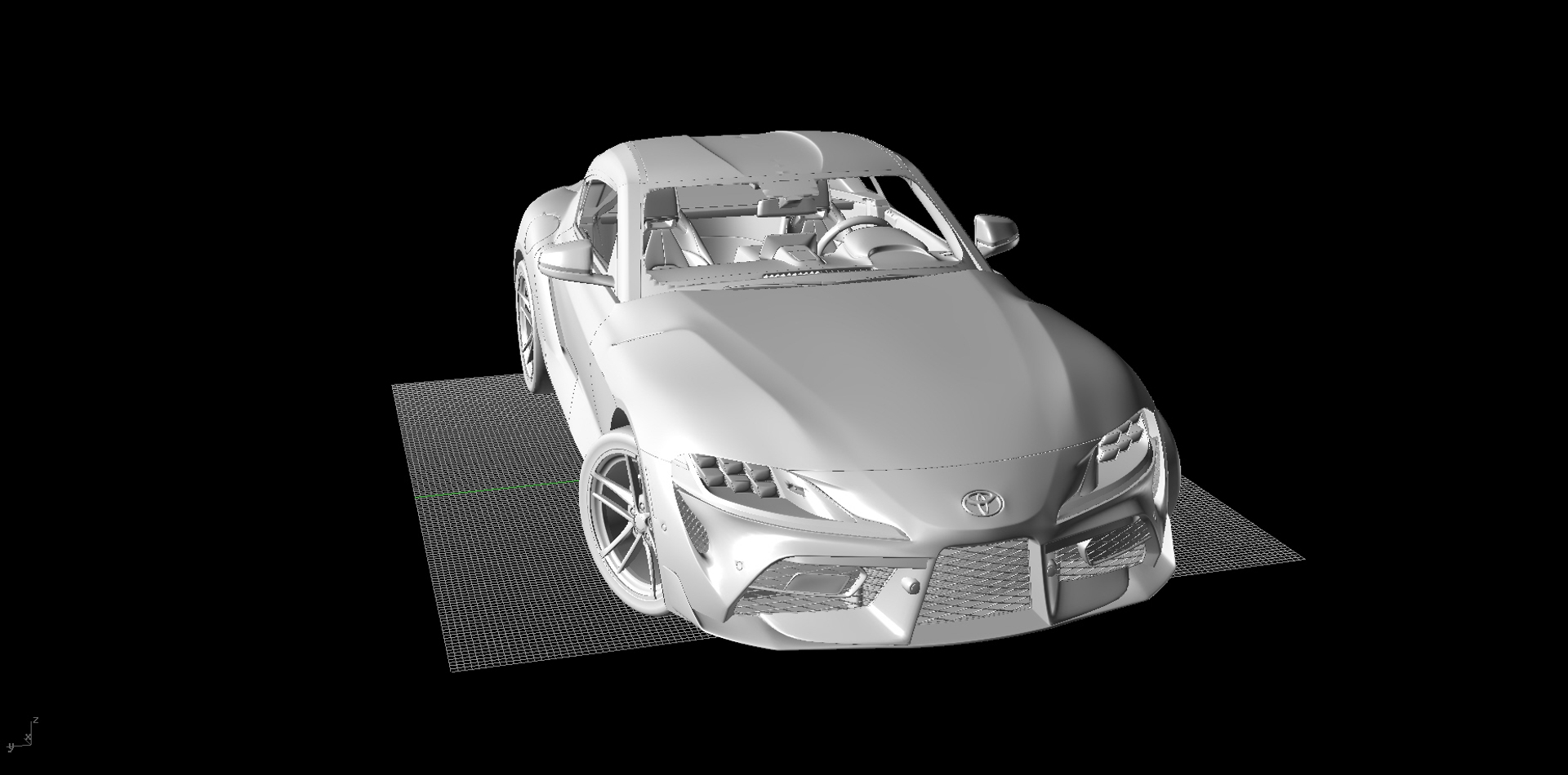 Toyota Supra 2020 3D Model - TurboSquid 1438137