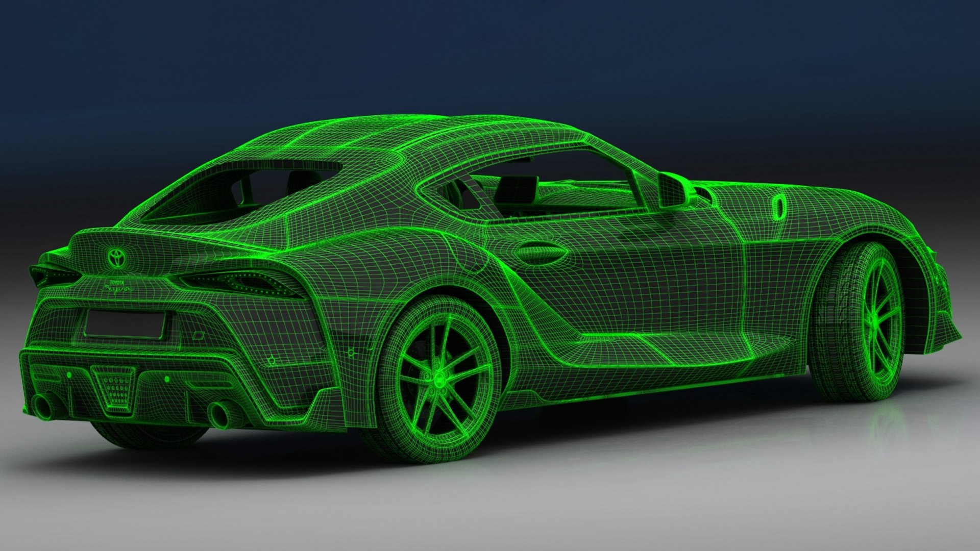 Toyota Supra 2020 3D Model - TurboSquid 1438137