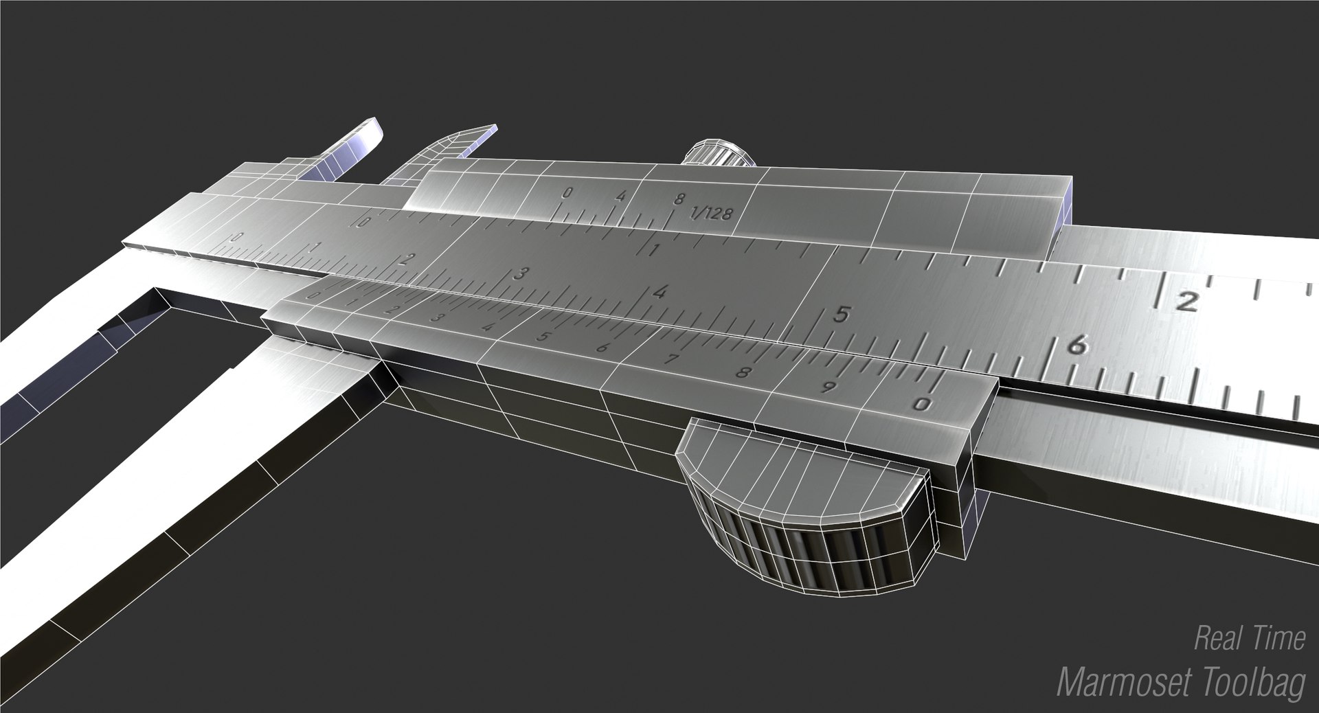 3d model caliper stationery