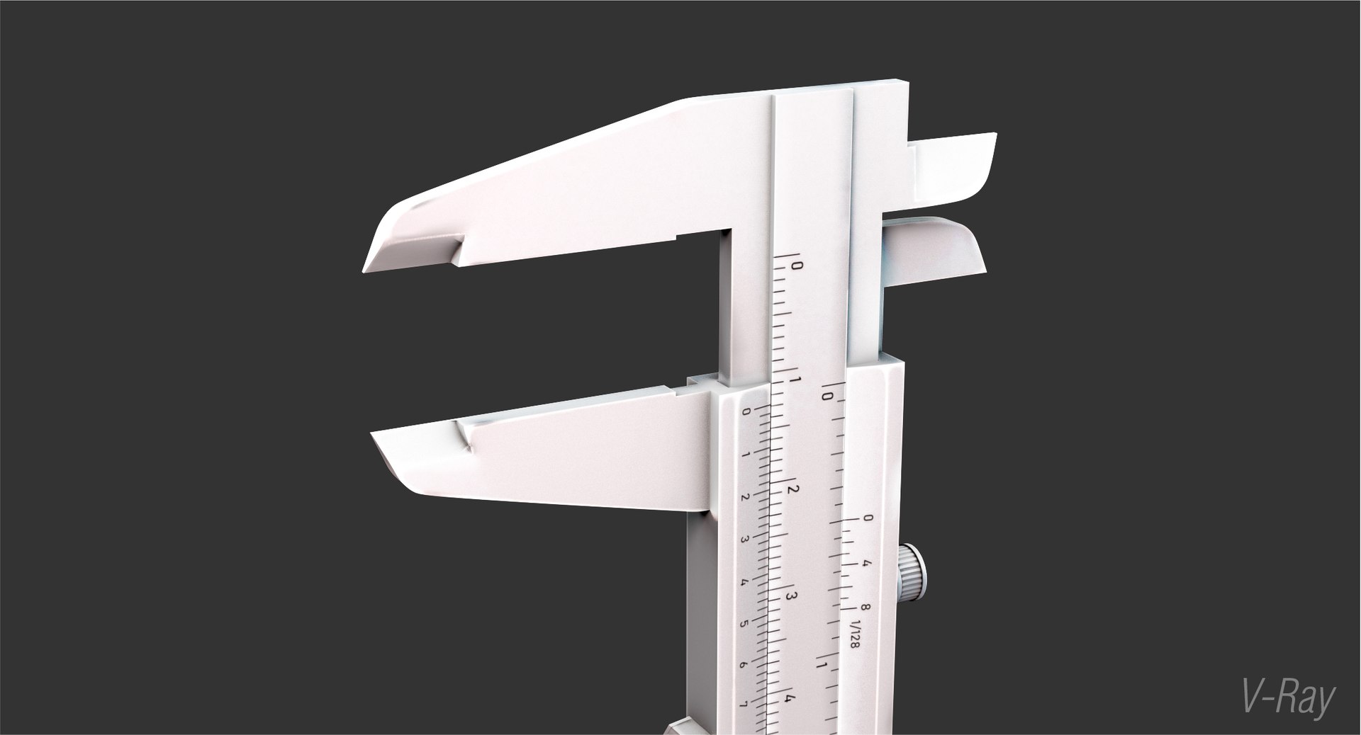 3d model caliper stationery