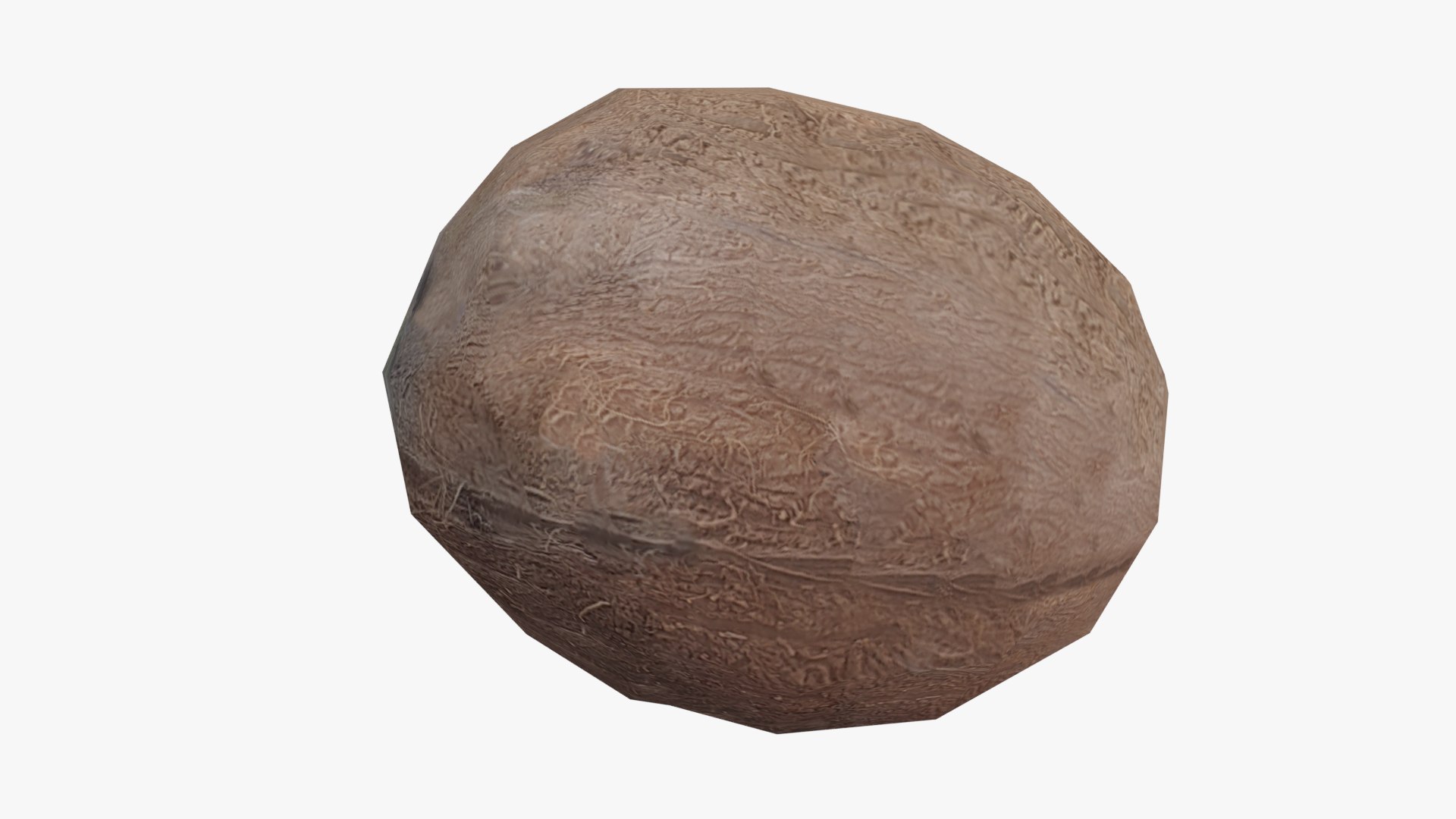 3D Coconut Low Poly 3d Model Model - TurboSquid 2232323