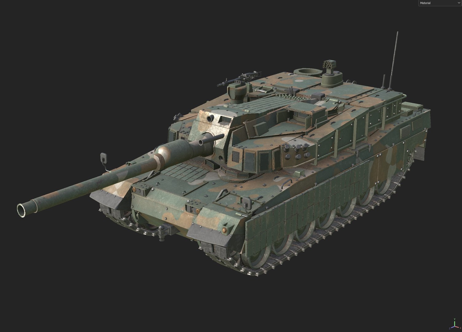 K2 Black Panther Tank 3D Model - TurboSquid 2241540