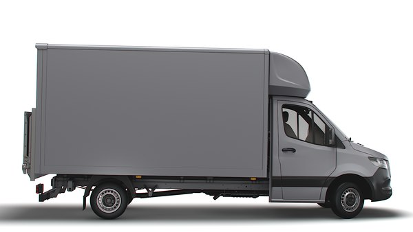 modelo 3d Mercedes Benz Sprinter Luton Tail Lift 2023 - TurboSquid 2055916