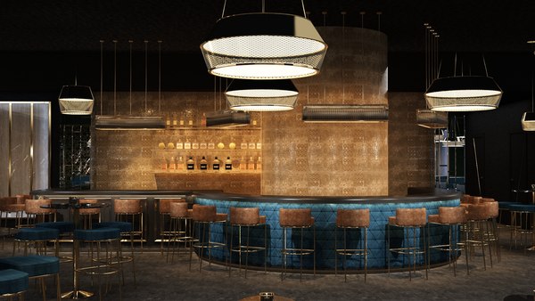 Bar Interior 3D Models for Download | TurboSquid
