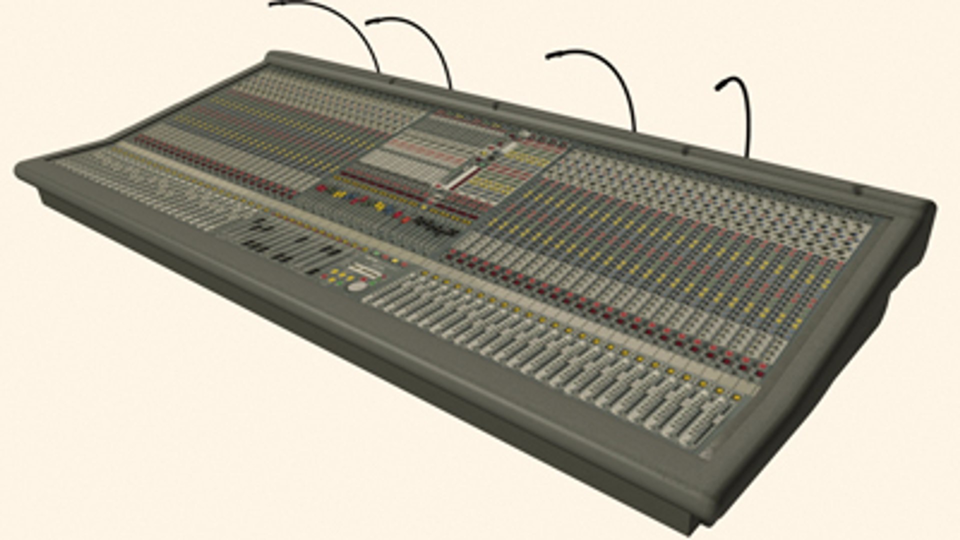 3d Model Midas Xl-250 Mixing Console