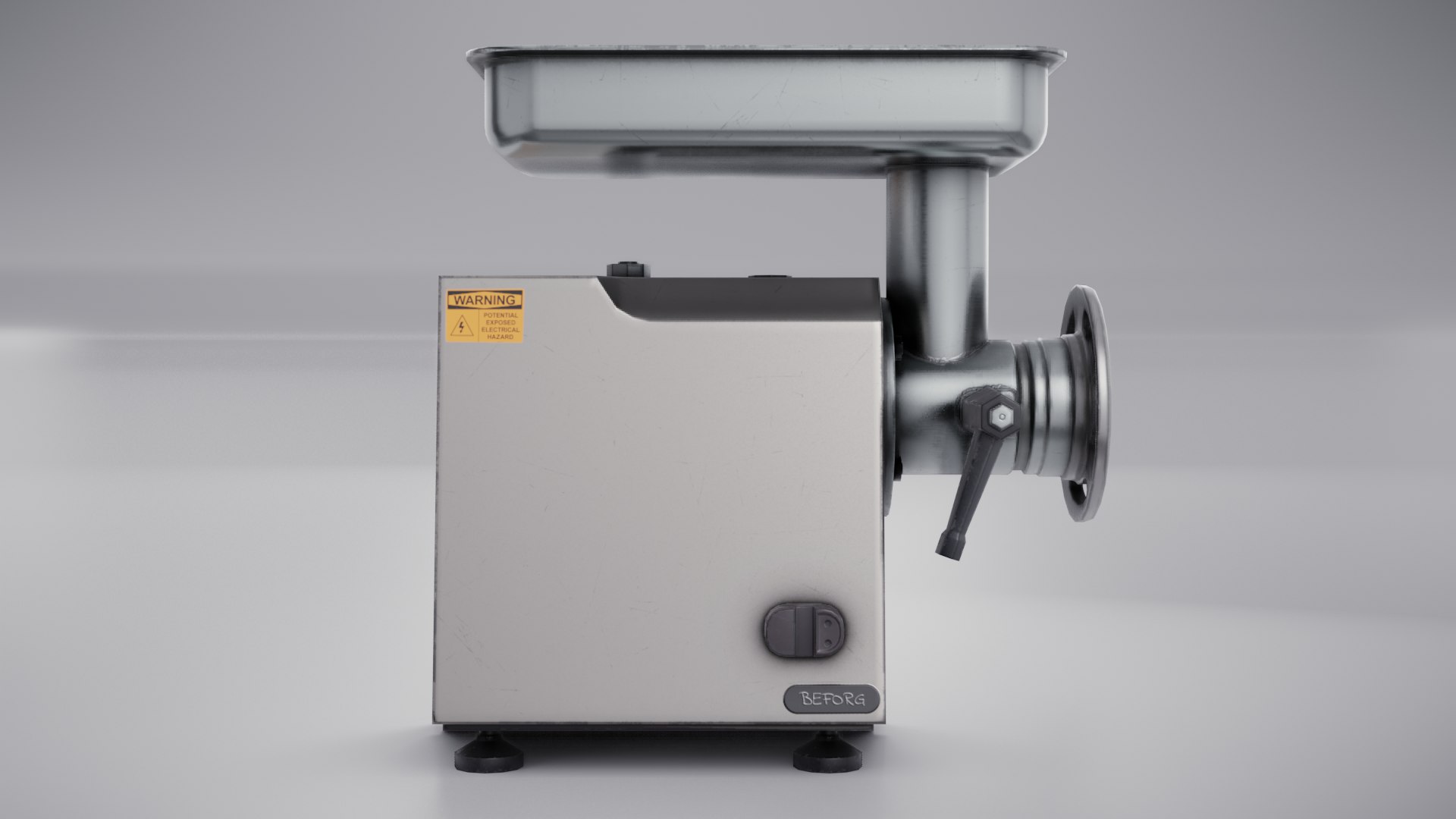 Professional Meat Grinder 3D Model - TurboSquid 1493759