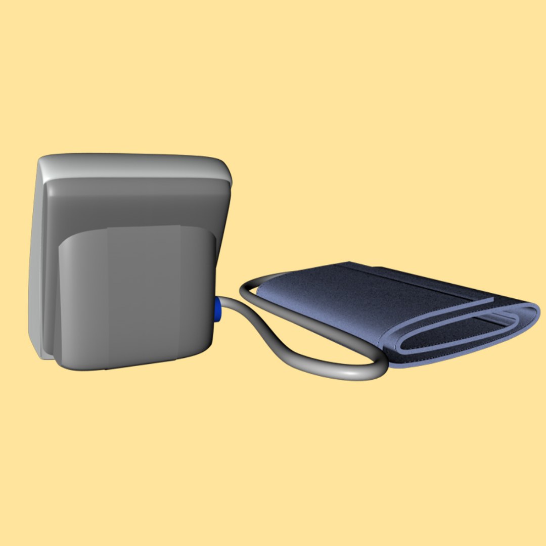 3d Model Sphygmomanometer Meter