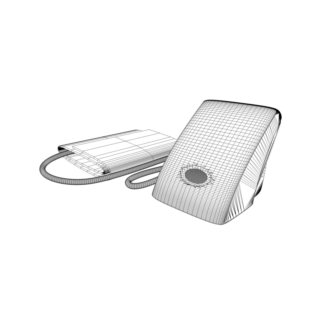 3d Model Sphygmomanometer Meter
