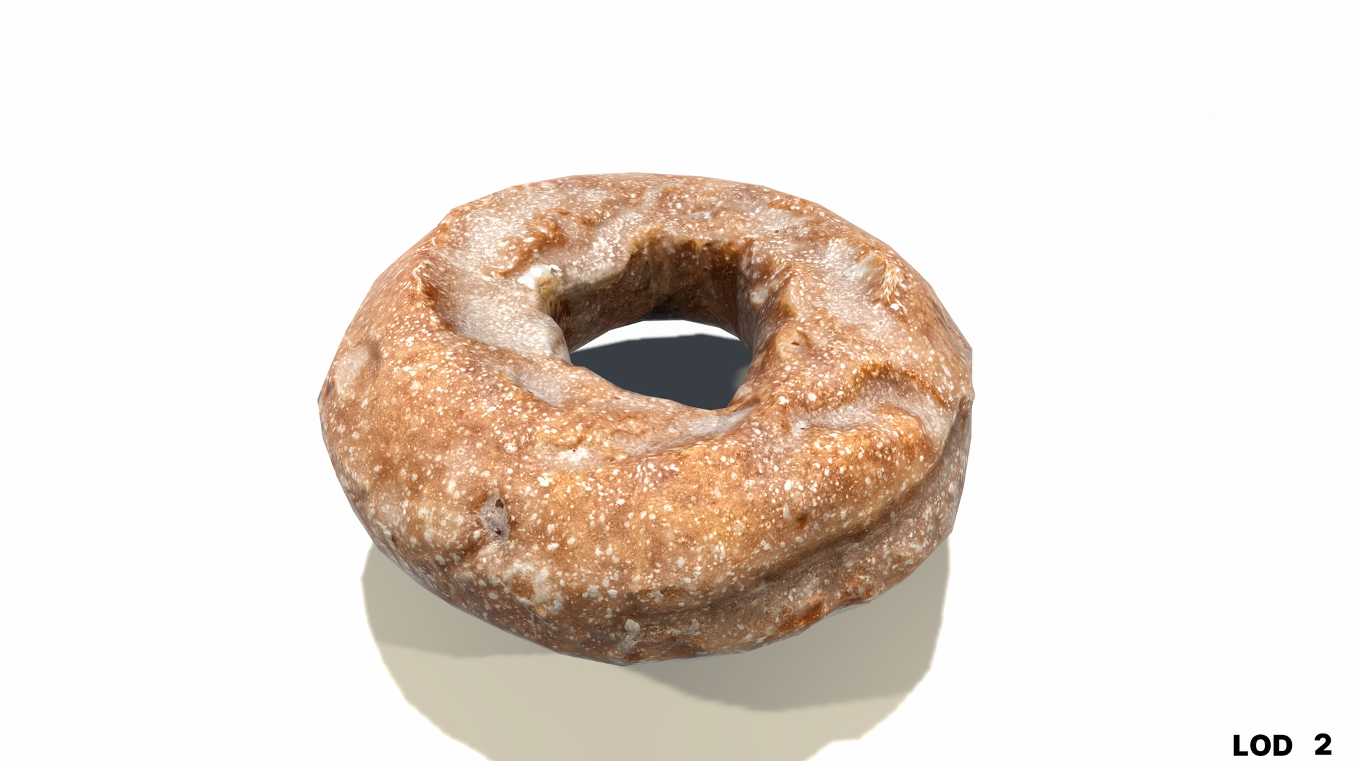 3D модель 5 LODS 8k Classic Doughnut - TurboSquid 1945129