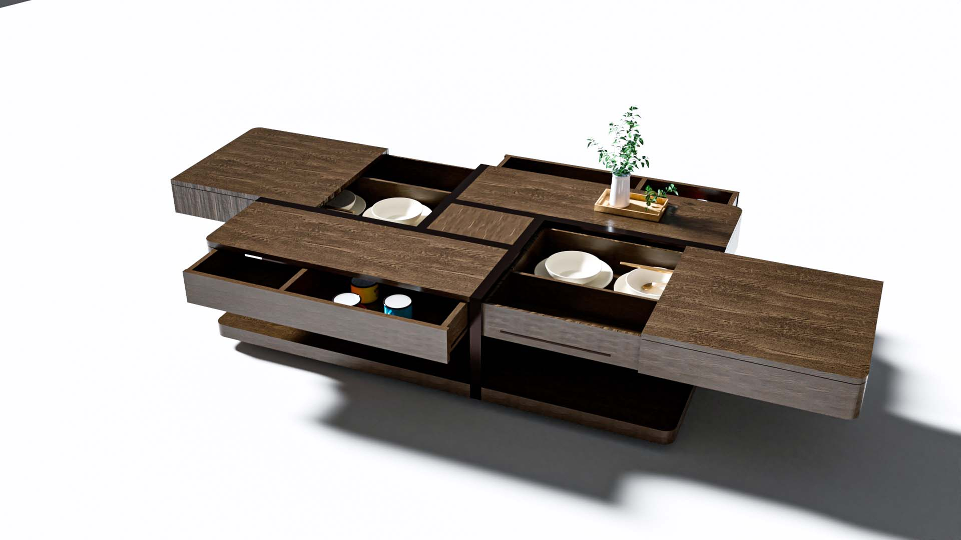 modelo 3d Archmodel Cross Table Design - TurboSquid 2069679