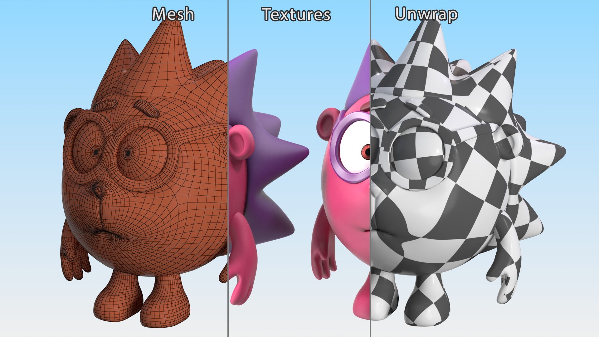 3D Cartoon Character Chiko Sad Pose - TurboSquid 2121161