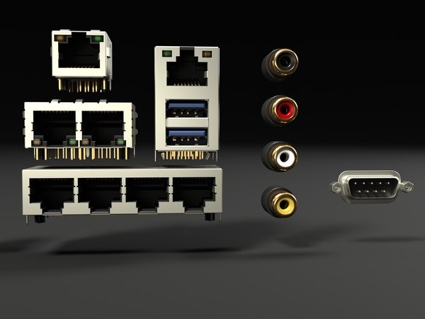 3D Ports for Electronics - TurboSquid 1829645