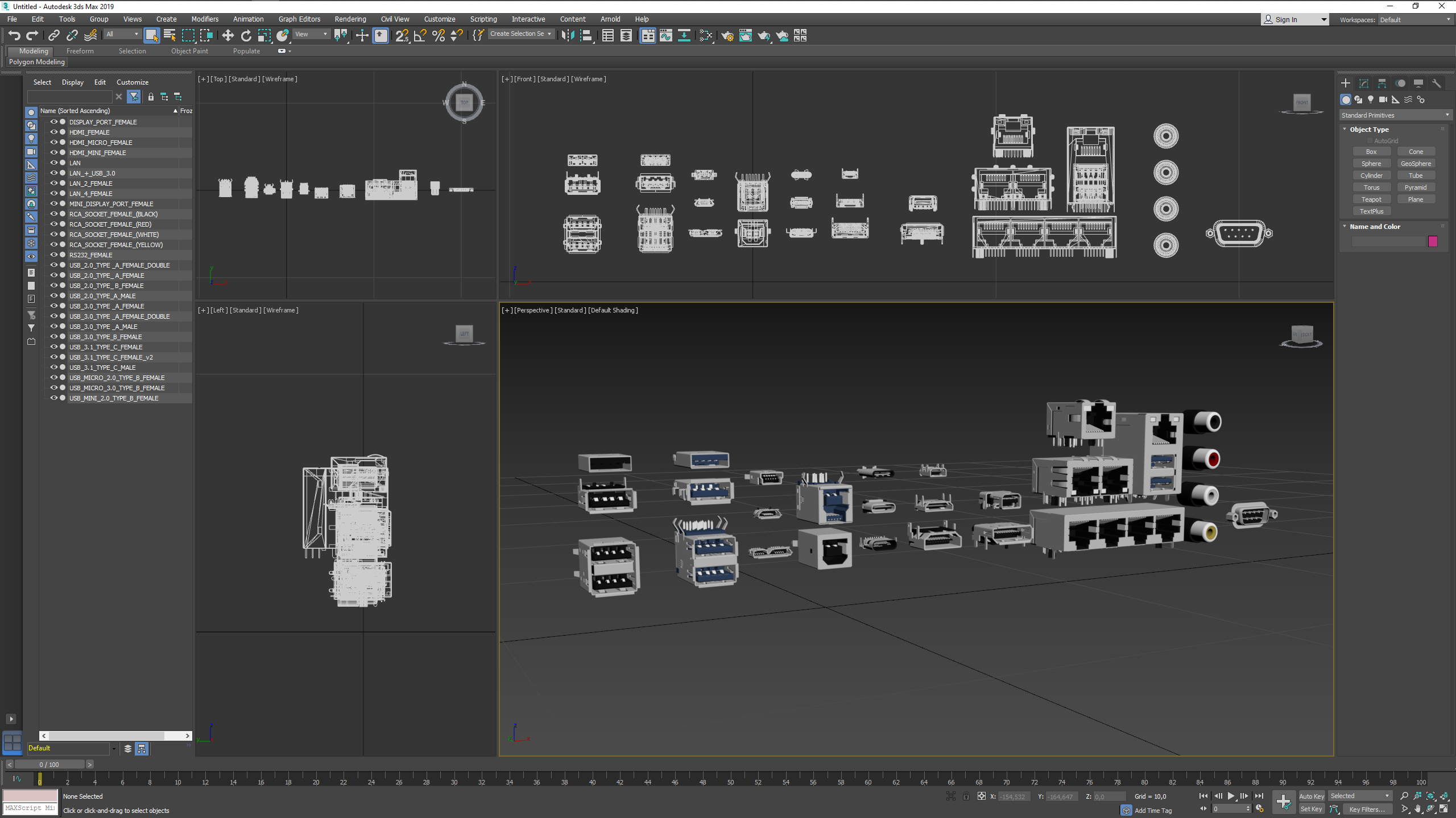 3D Ports for Electronics - TurboSquid 1829645