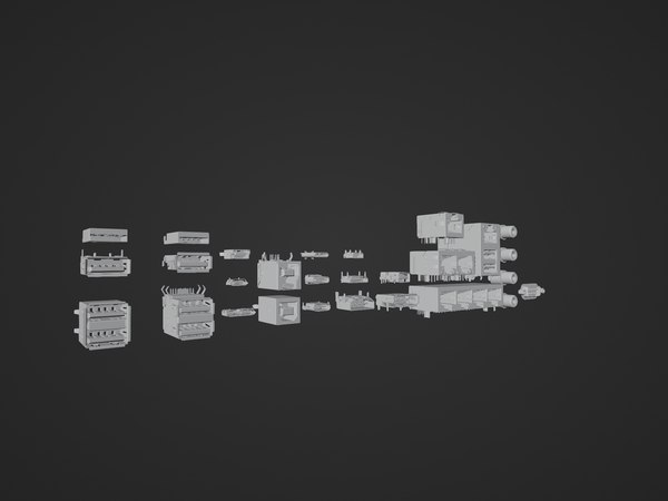 modelo 3d Puertos para electrónica - TurboSquid 1829645