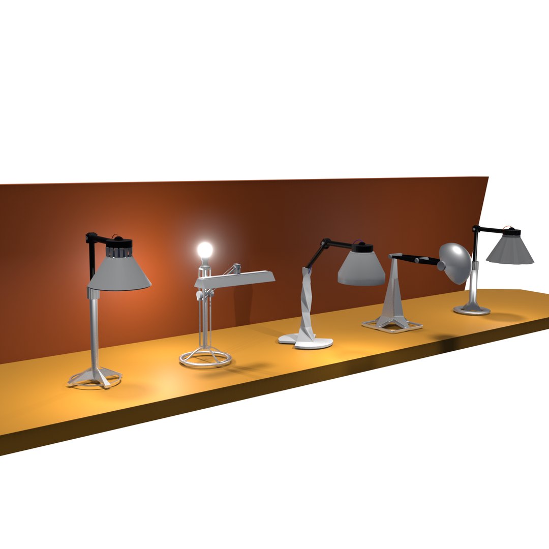 3D desklamp lamp - TurboSquid 1514180