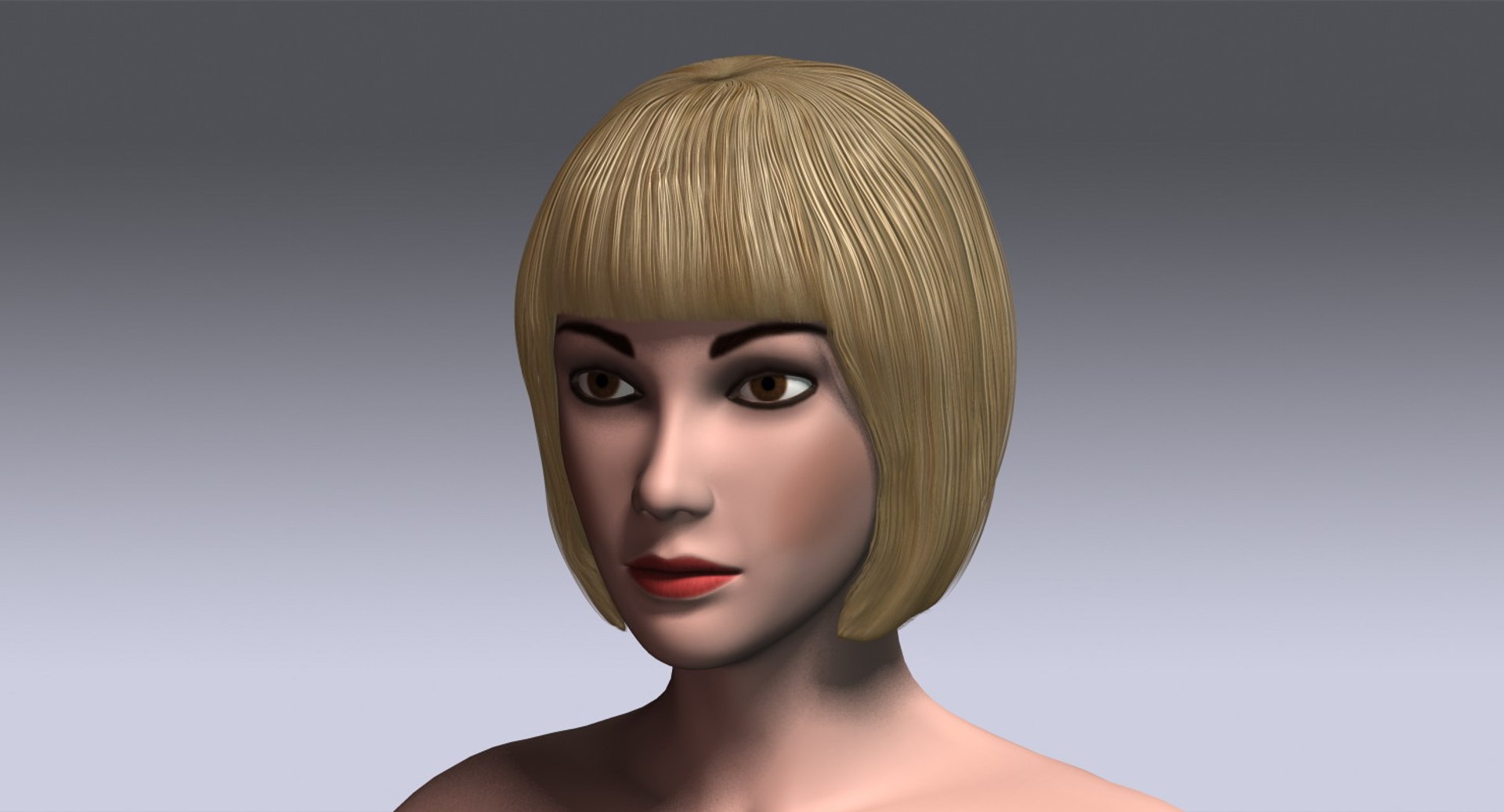 Hairstyle 34 hair 3D - TurboSquid 1425980