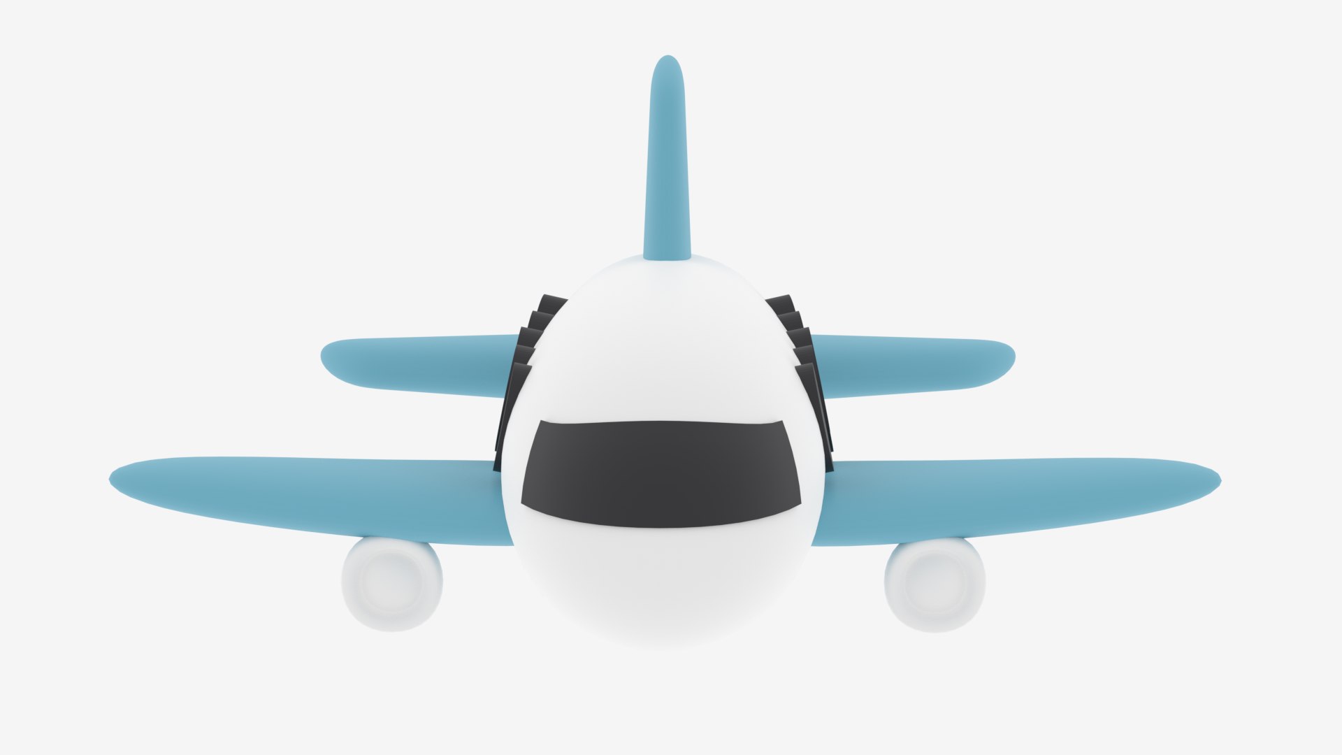 3D model Cartoon Airplane 1 - TurboSquid 2149955