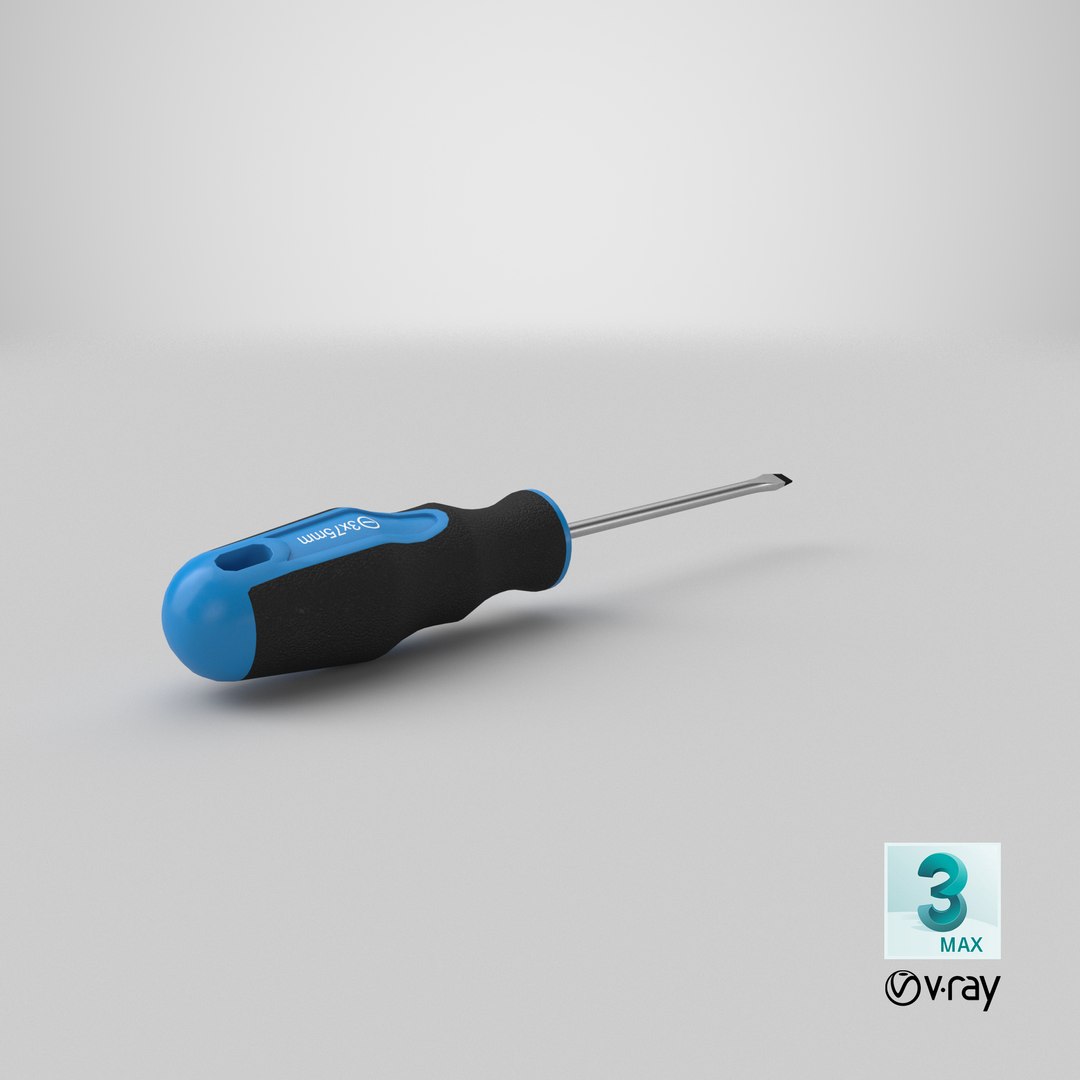 Screwdriver 01 Clean And Dirty 3D Model - TurboSquid 2101927