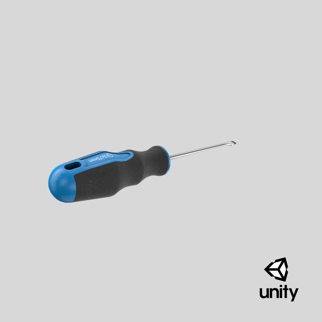 Screwdriver 01 Clean And Dirty 3D Model - TurboSquid 2101927