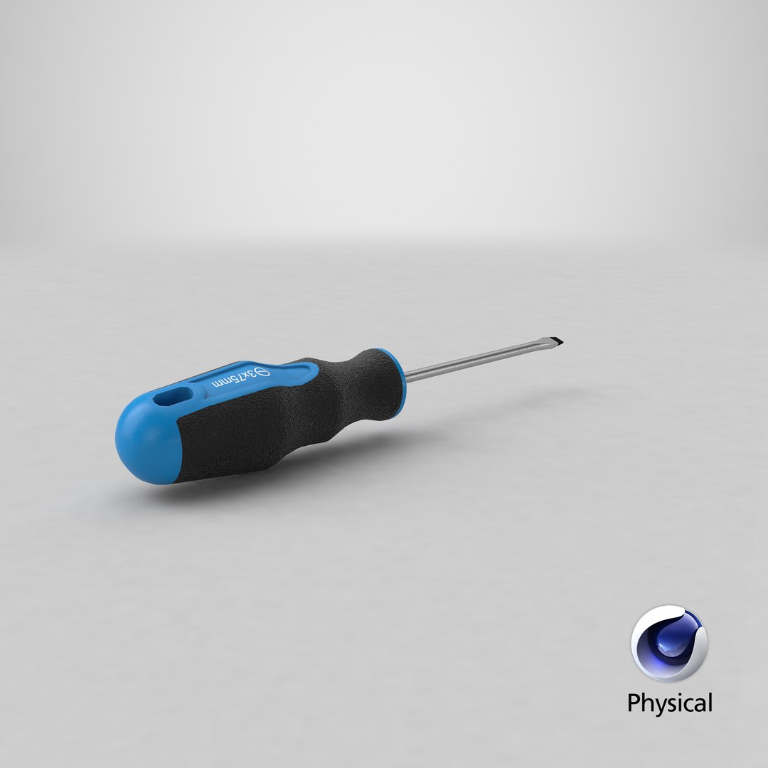 Screwdriver 01 Clean And Dirty 3D Model - TurboSquid 2101927