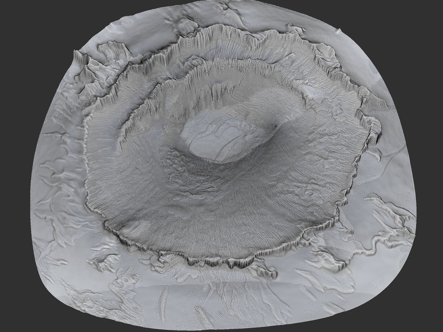 3D Model Volcanoes On The Alien Planet PAck 4 - TurboSquid 2382544