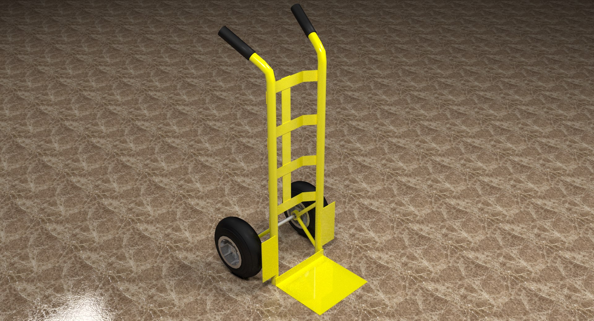 Hand Truck Cart Model - TurboSquid 1234196