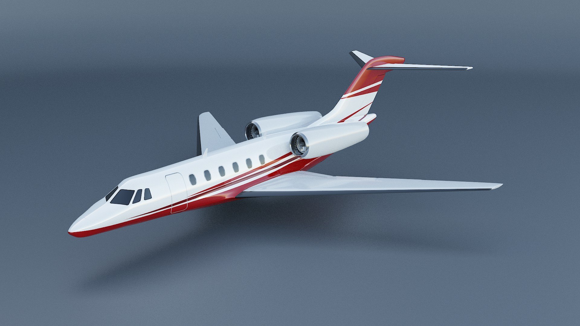 3D Model Jet Cessna Citation X - TurboSquid 1696500