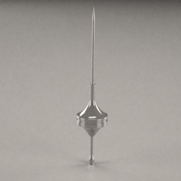 lighting rod 3d model