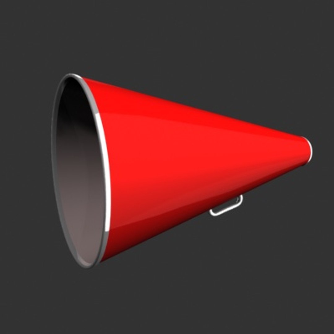 3d Megaphone
