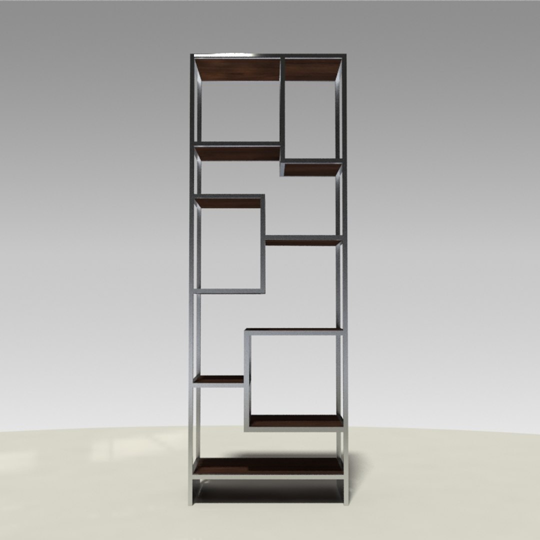 Metal shelf shelving 3D model - TurboSquid 1369729