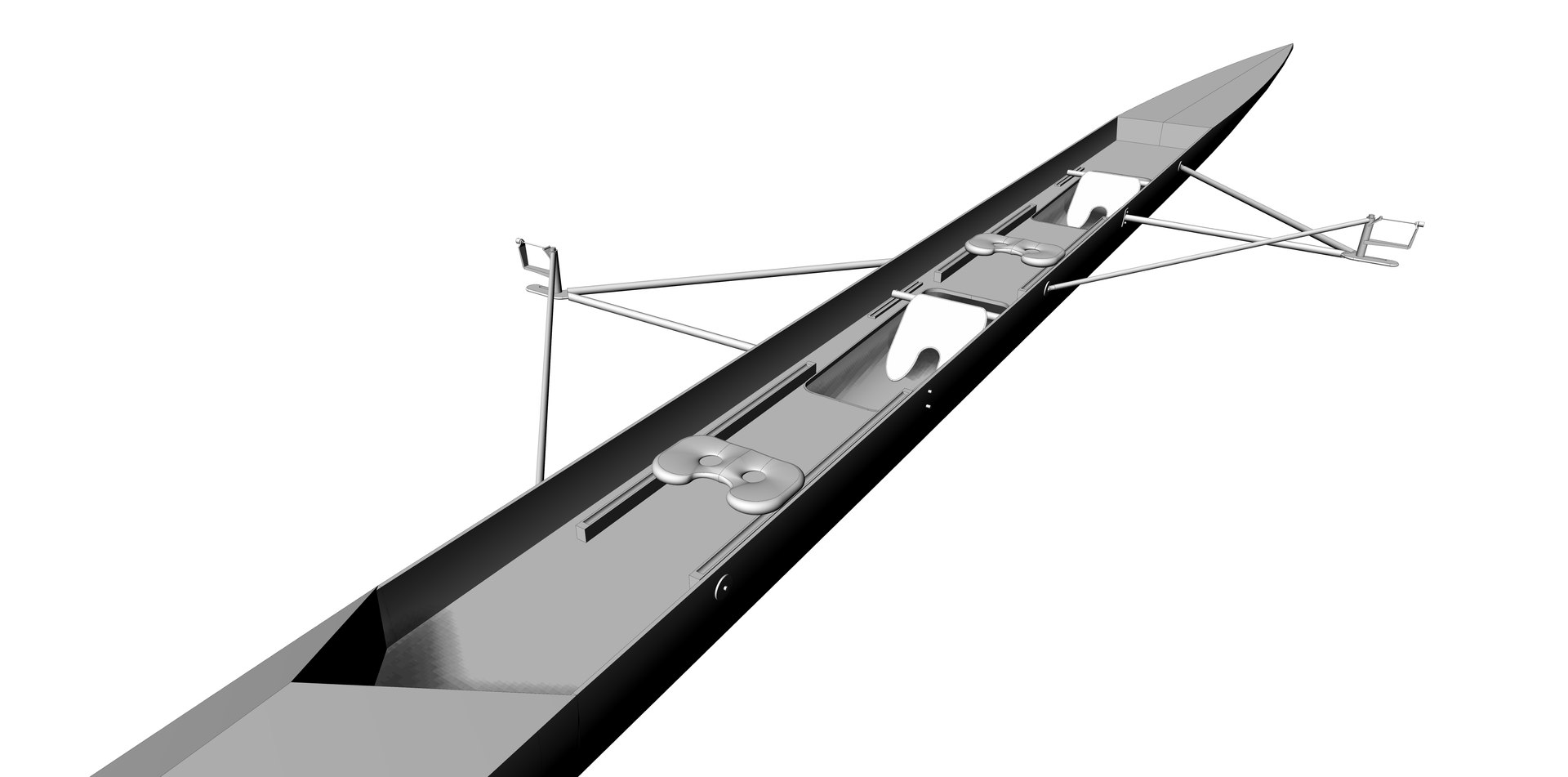 3D Model Racing Shell Rowing - TurboSquid 1176693