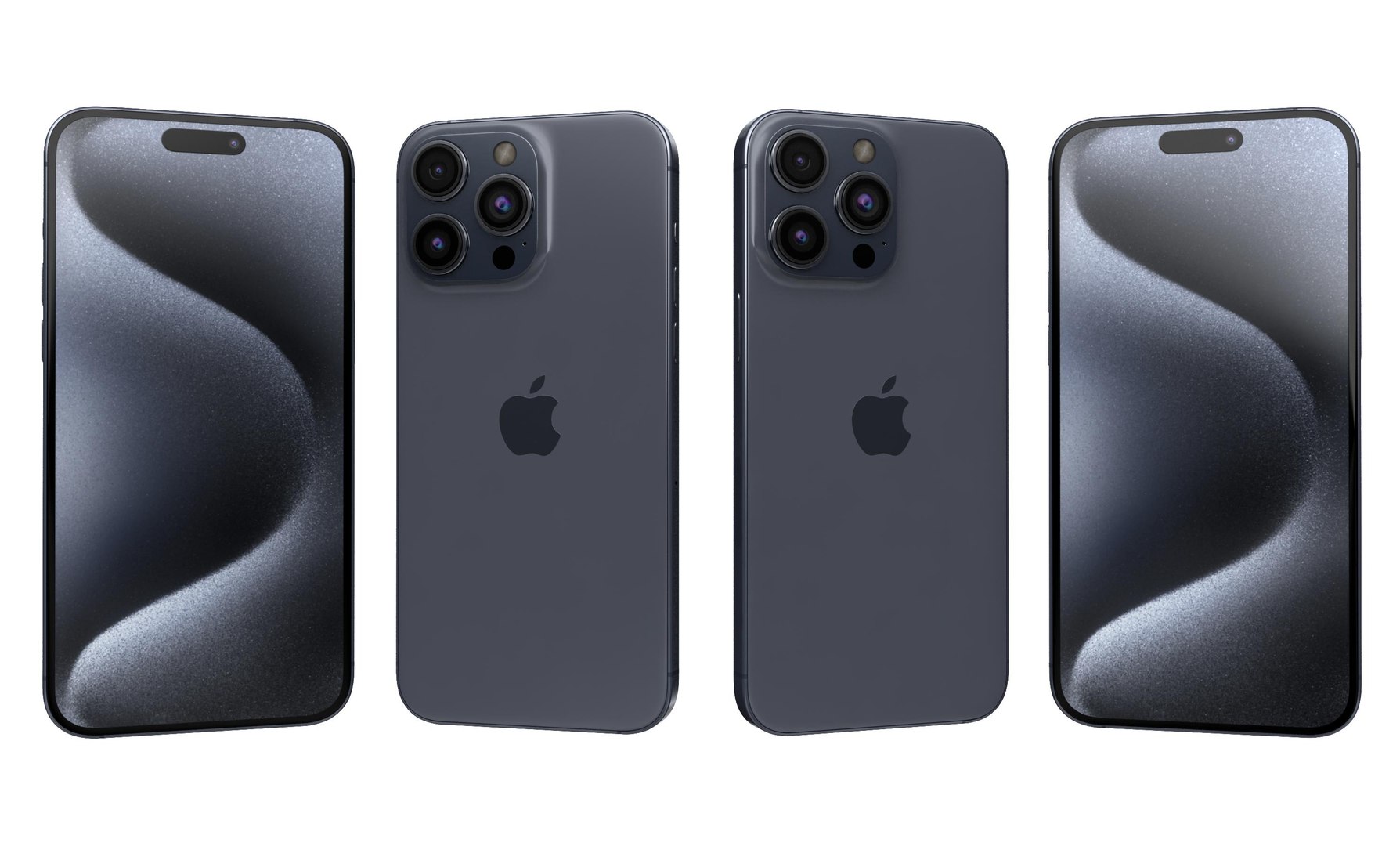 Apple iPhone 15 Pro Max All Colors 3D - TurboSquid 2128312