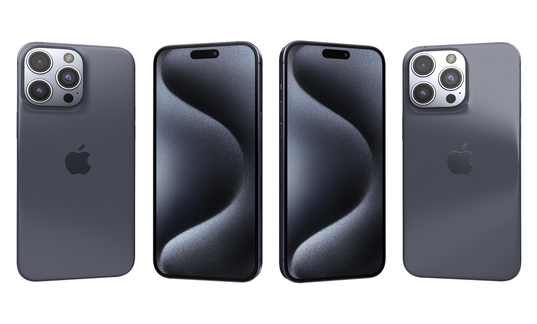 Apple iPhone 15 Pro Max All Colors 3D - TurboSquid 2128312