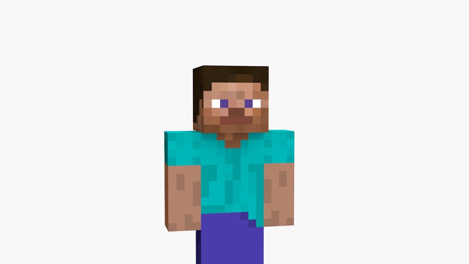 Minecraft Steve Model - TurboSquid 1843273