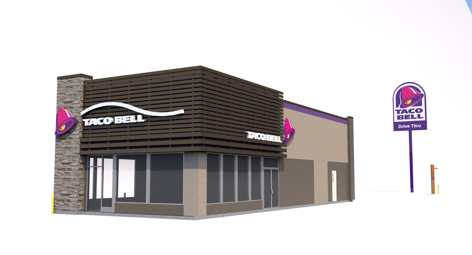 3d Model Taco Bell