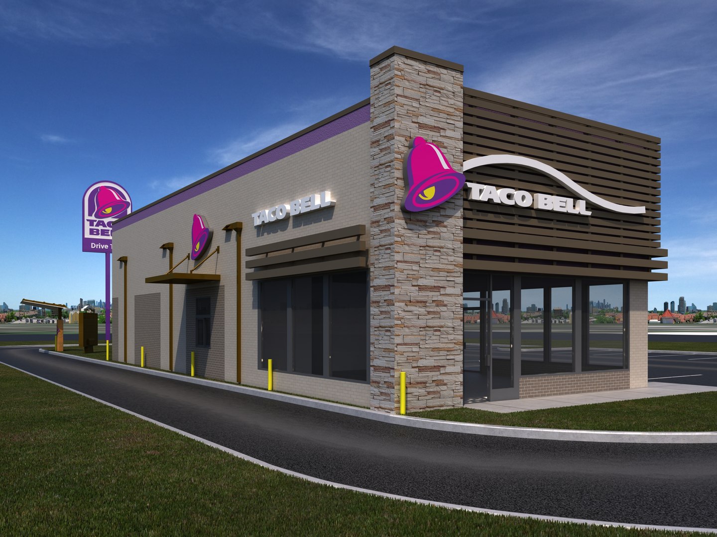 3d Model Taco Bell
