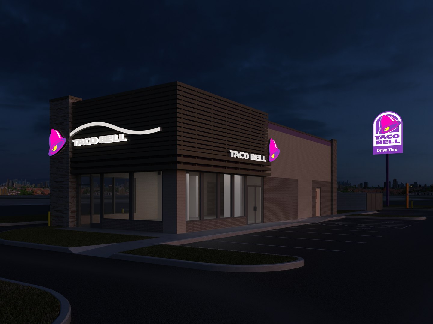 3d Model Taco Bell