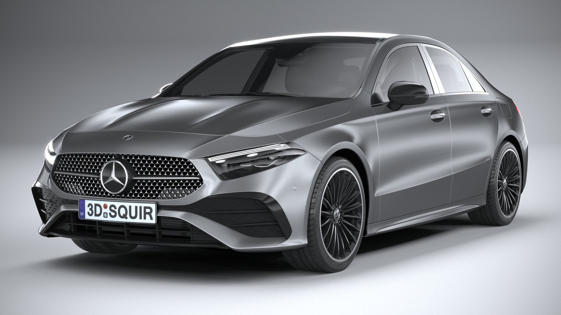 3D Mercedes-Benz A-Class Sedan AMG 2023 - TurboSquid 2014646