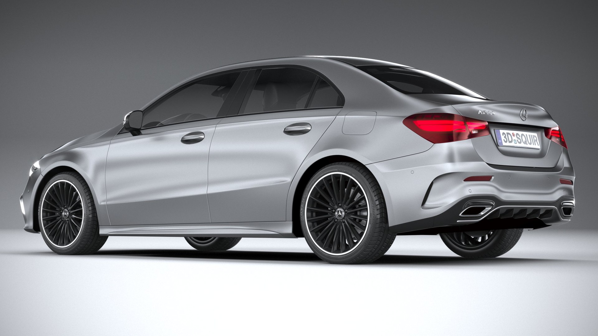 3D Mercedes-Benz A-Class Sedan AMG 2023 - TurboSquid 2014646