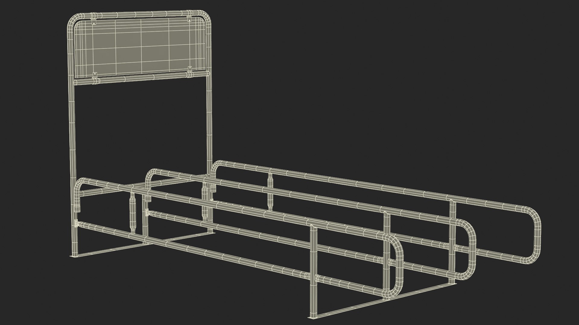 3D Grocery Cart Double Corral Model - TurboSquid 2028390