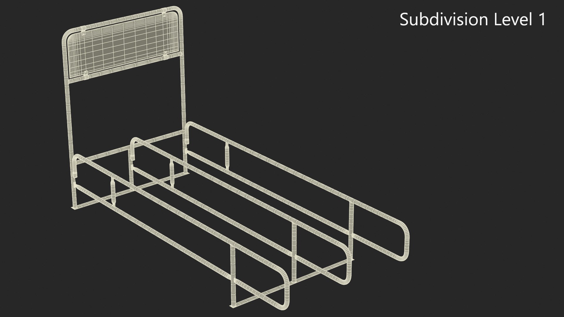 3D Grocery Cart Double Corral Model - TurboSquid 2028390