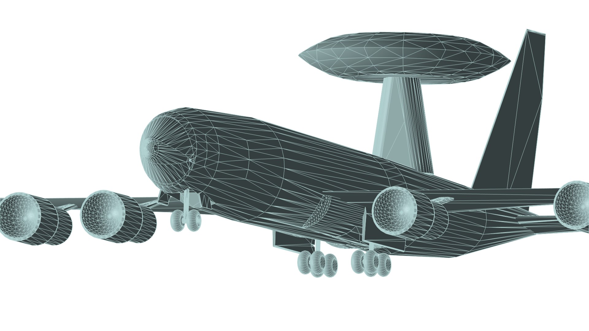 Boeing E-3 Sentry 3D Model - TurboSquid 1986557