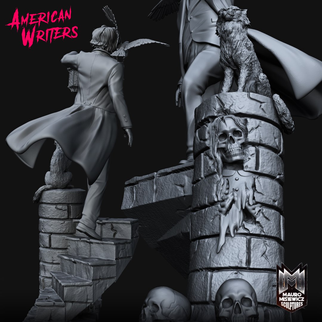 Edgar Allan Poe 3D 모델 - TurboSquid 2059811