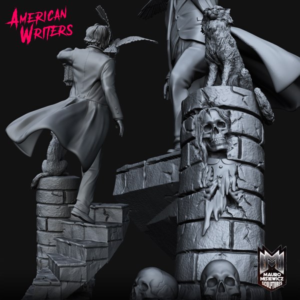 Edgar Allan Poe 3D 모델 - TurboSquid 2059811